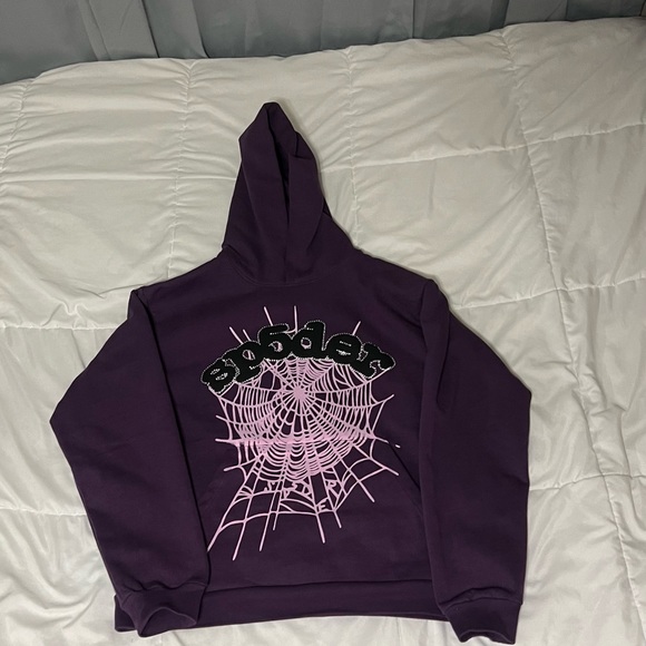 Spider Worldwide | Sweaters | Grape Spider Worldwide Hoodie | Poshmark